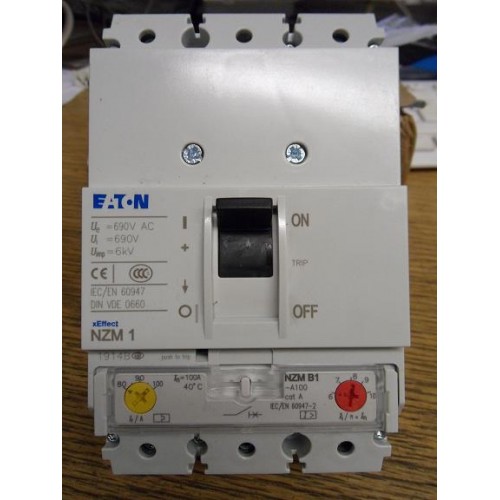 EATON NZMB1-A100 TRIPLE POLE MCCB