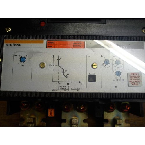 Merlin Gerin STR35SE 800a 3 Pole Main Switch